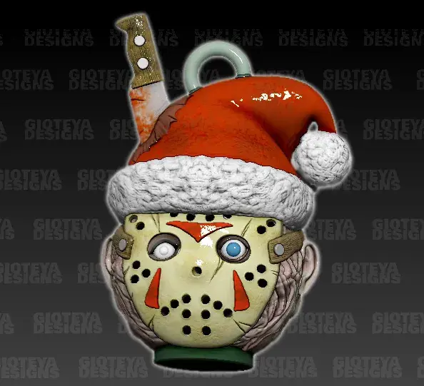 Other STL Download - Xmas Horror Ornaments Friday The 13th Jason ...