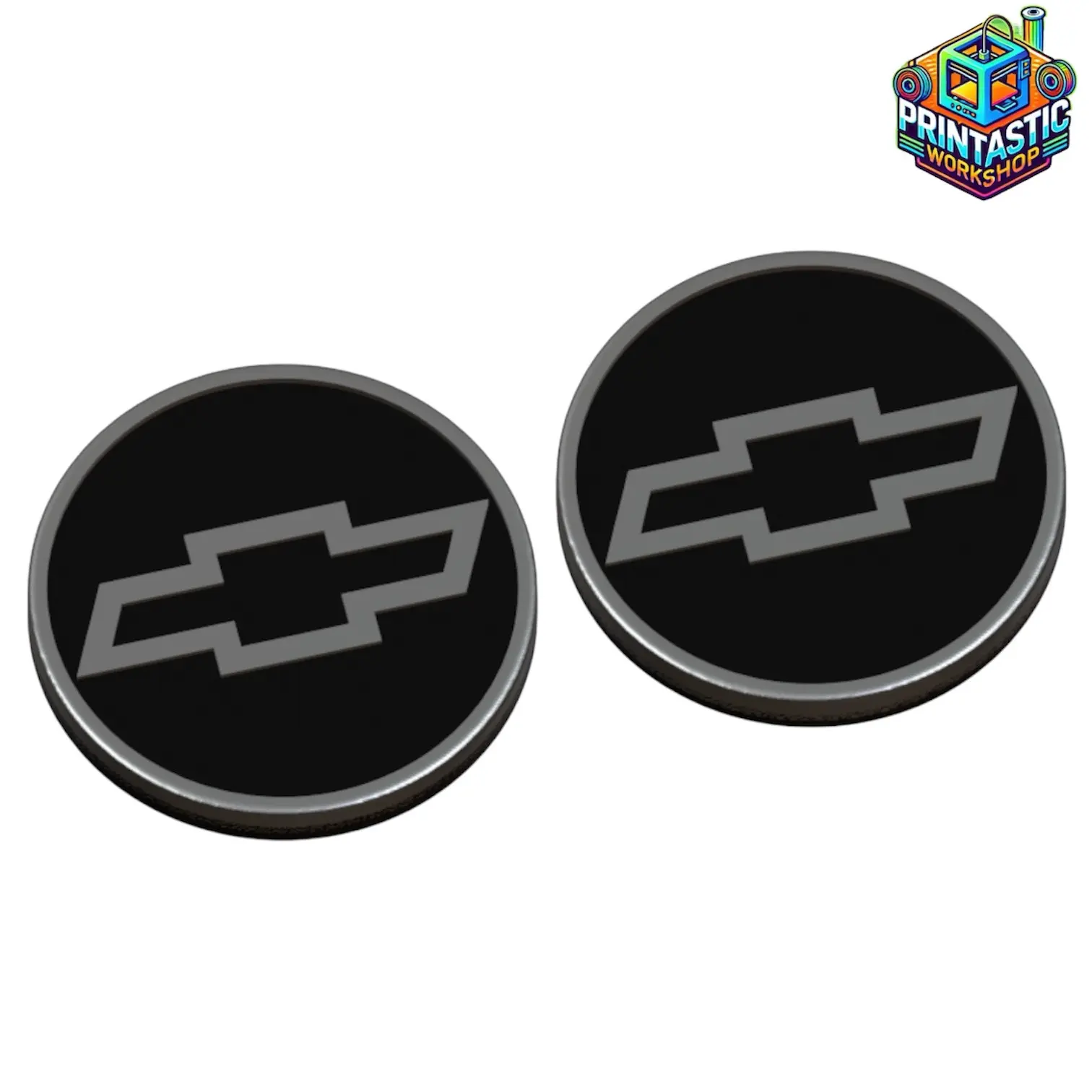 Badges & Coins STL Download - CHEVROLET CUP HOLDER INSERT – 70MM 3D ...