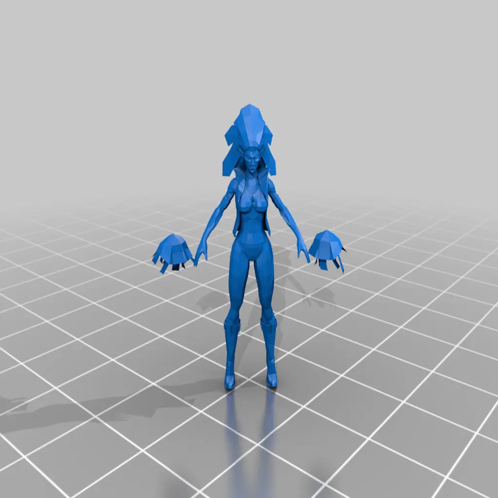 Free Other STL Download - High Elf cheerleader - blood bowl - tmby SMT_M 🦊