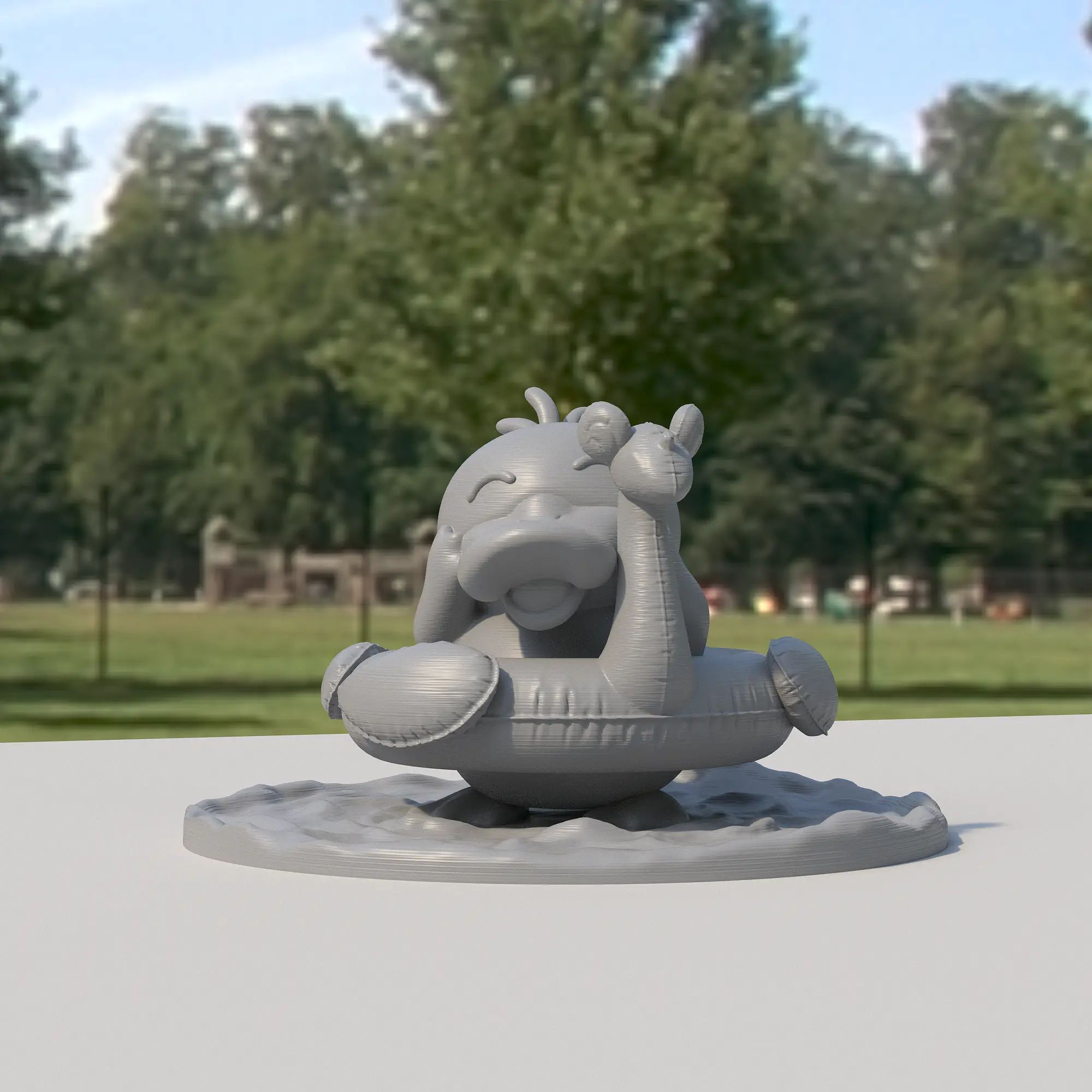 Other STL Download - psyduck beachby ARXEUKX