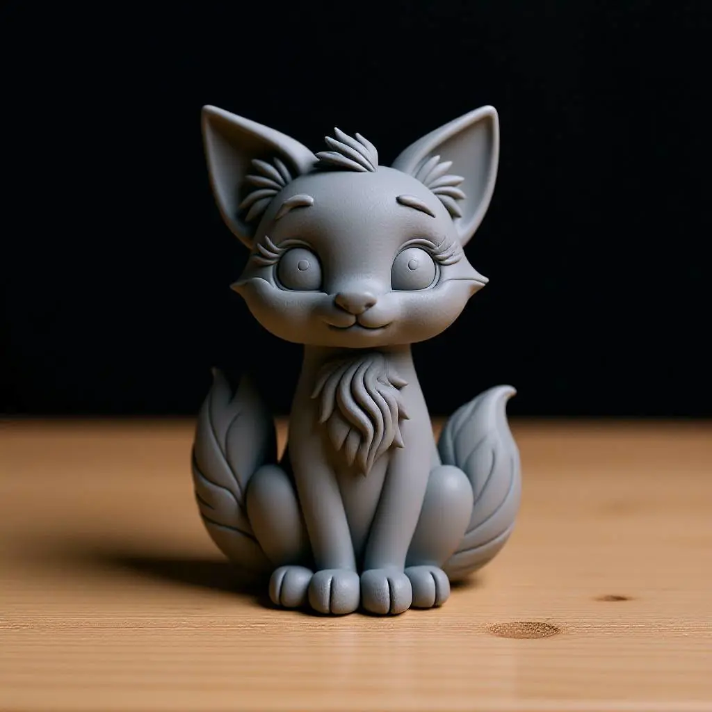3D Printer Files | 3MF File | Cute Foxy Decoration | Creality Cloud