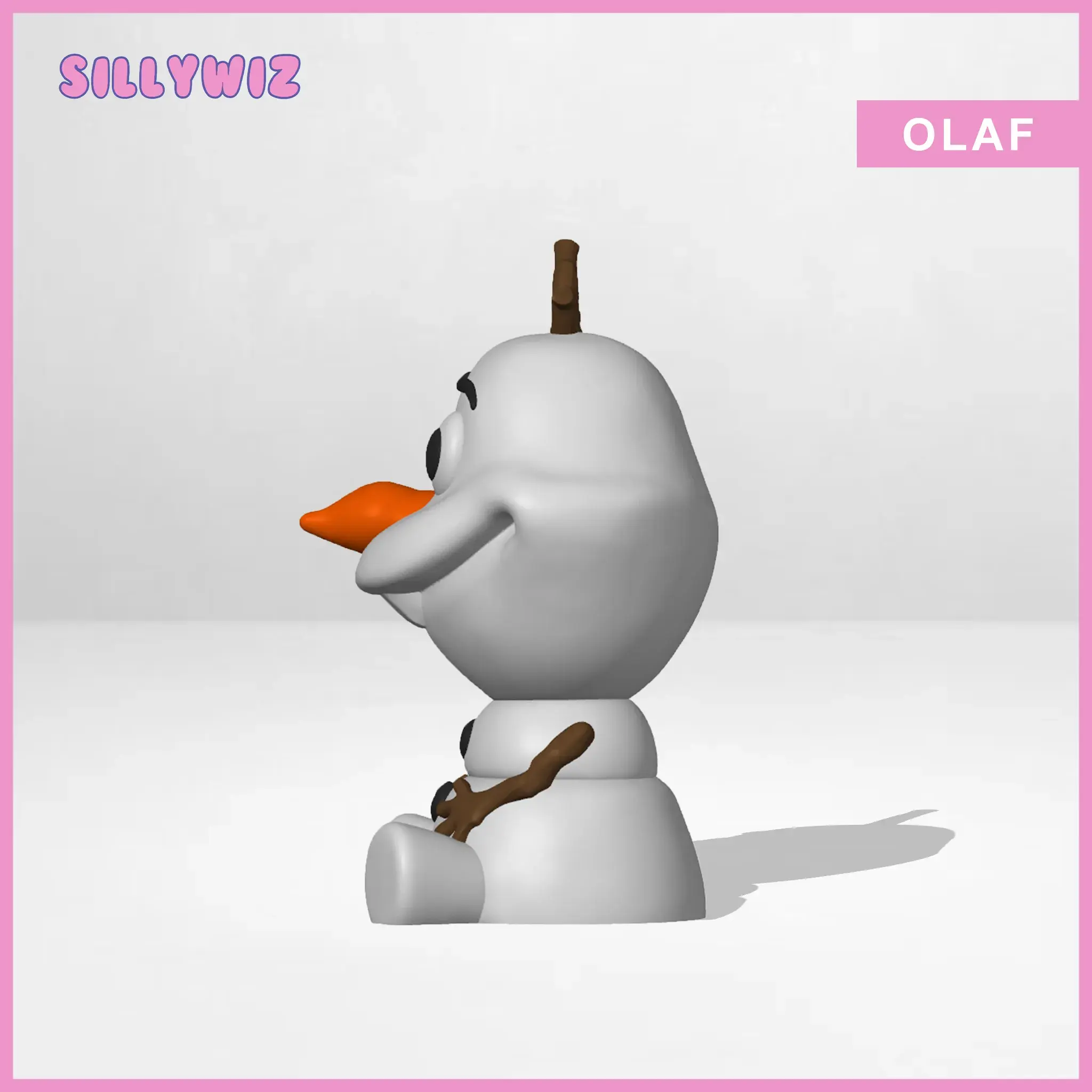 Characters & Creatures STL Download - Olaf Snowman from Frozenby SillyWiz
