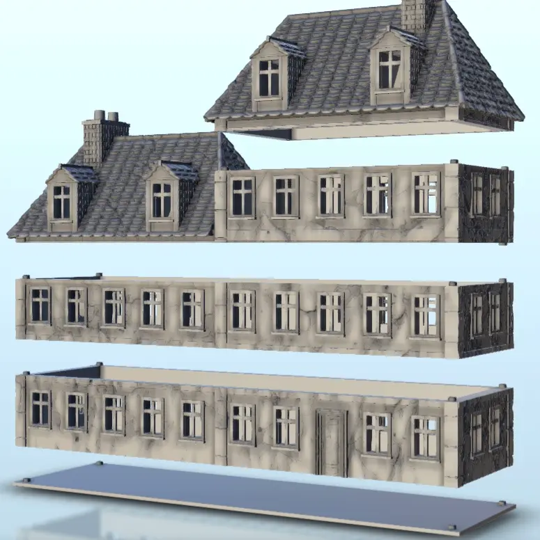Other STL Download - Building 18 - terrain WW2 scenery modern ...