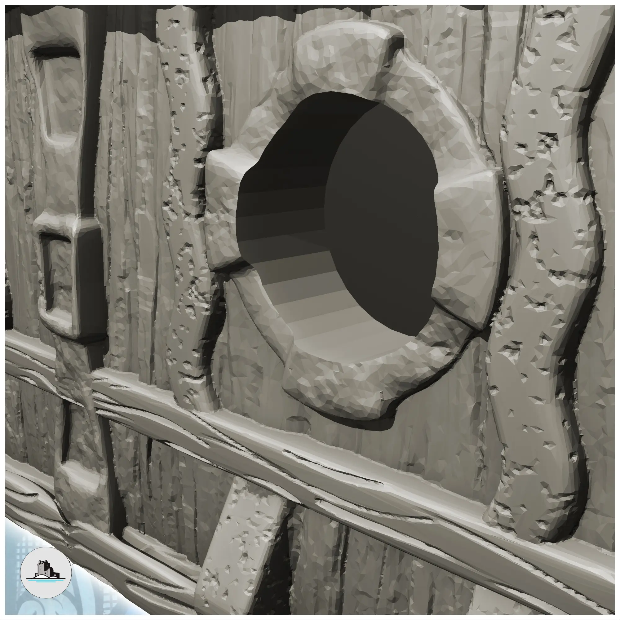 Other STL Download - Medieval building with overhanging floor and ...
