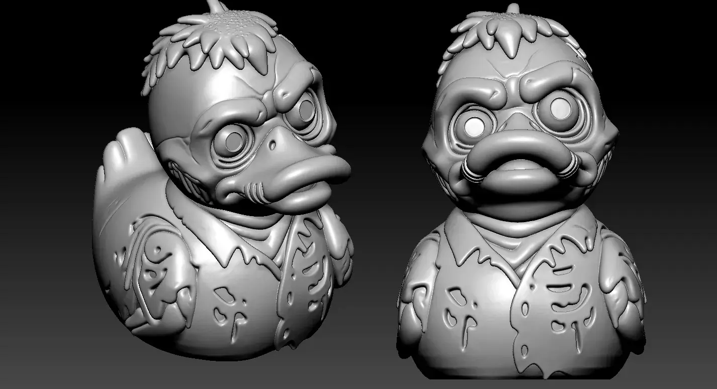 Other STL Download - Rubber Duck - Zombie model- 3d printby Rubber Duck