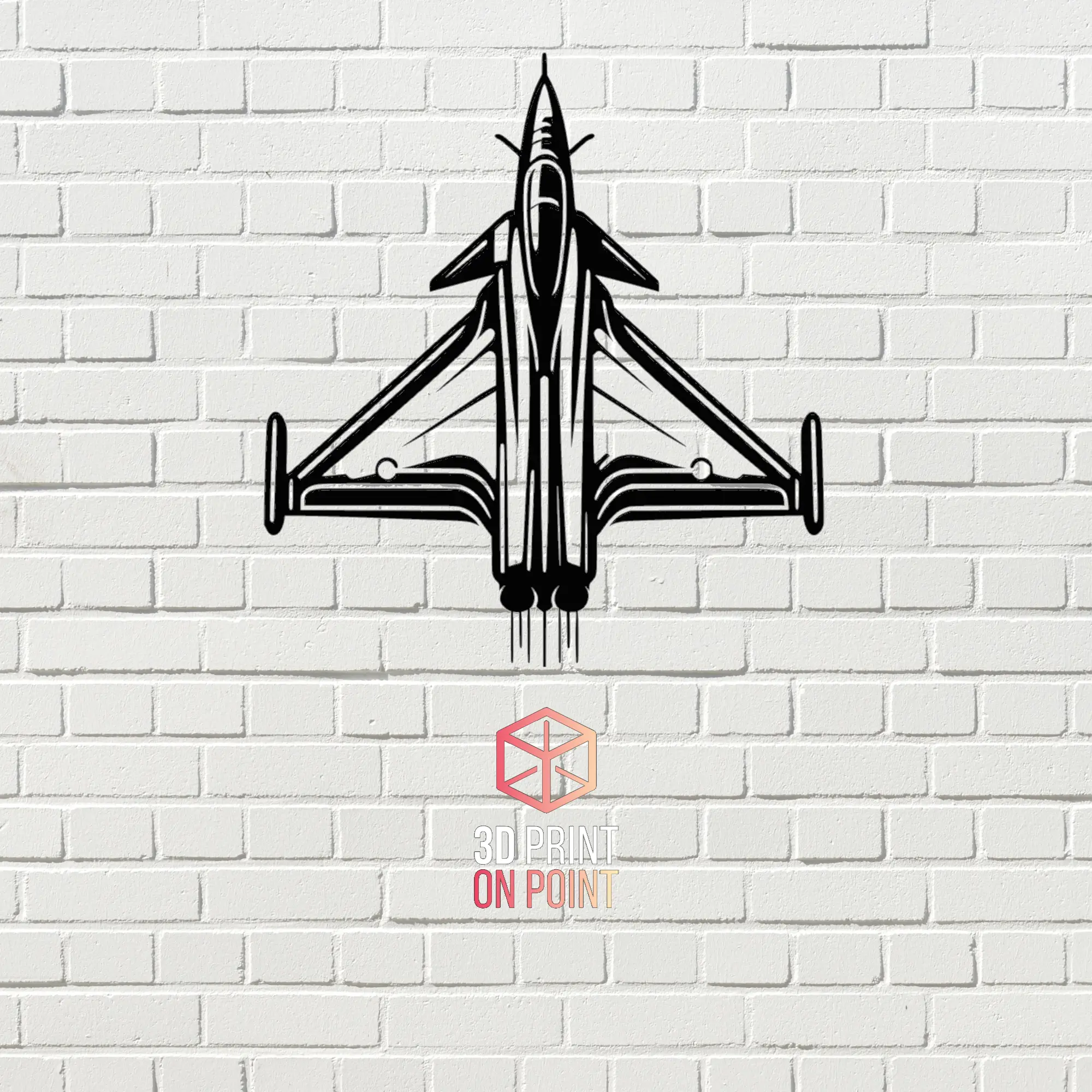 Free Digital Art STL Download - RAFALE FRENCH FIGHTER | 2D WALL ARTby ...