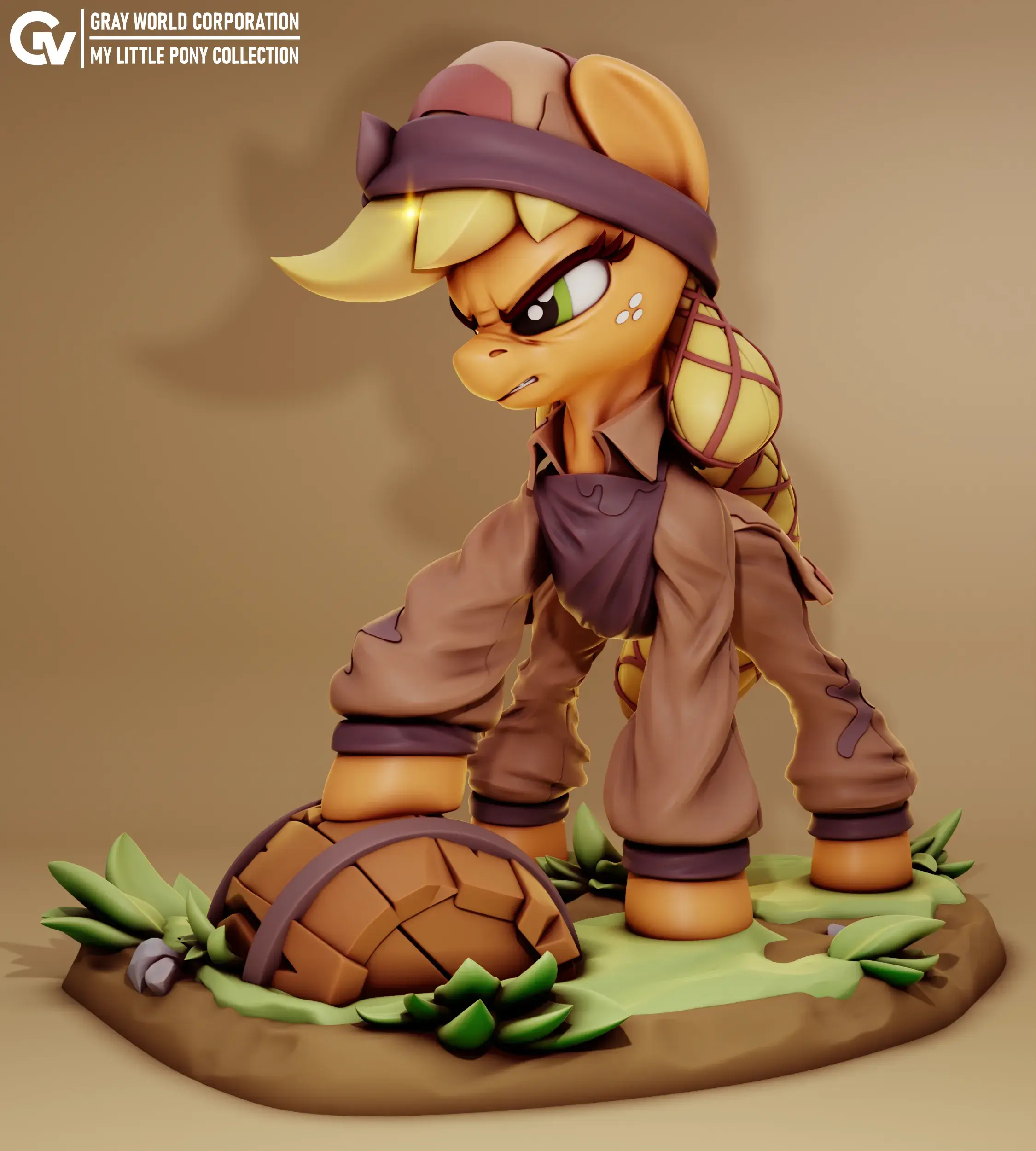 Other STL Download - Applejack "Bad Future" | My Little Ponyby Gray ...