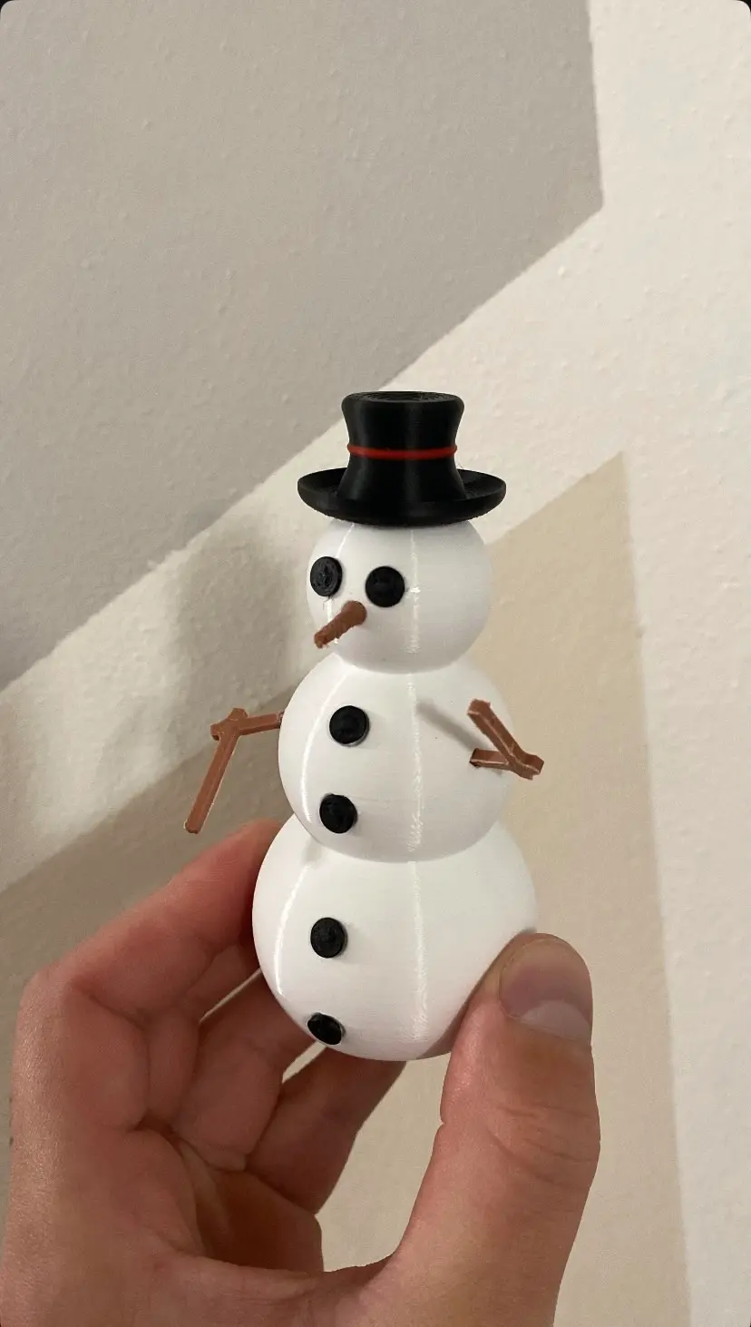 3D Printer Files | 3MF File | Snowman | Creality Cloud