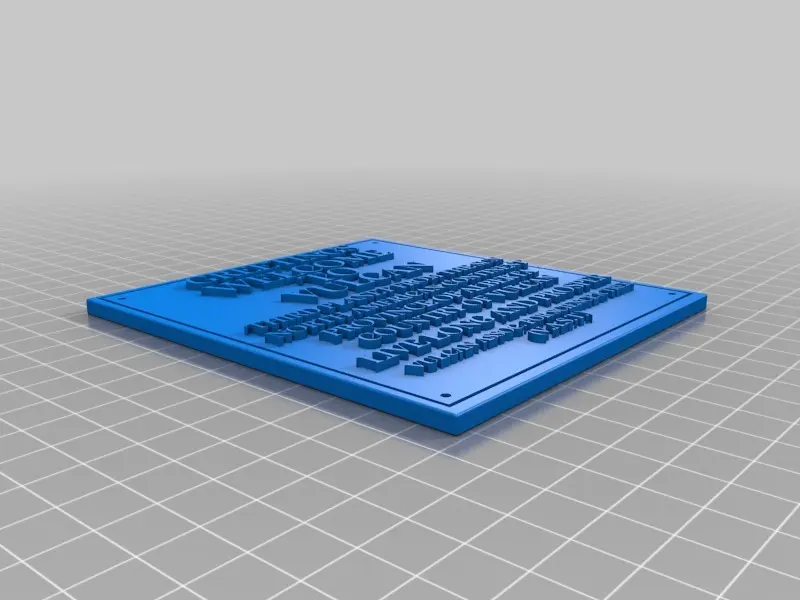 Vulcan Plaque | 3D models download | Creality Cloud