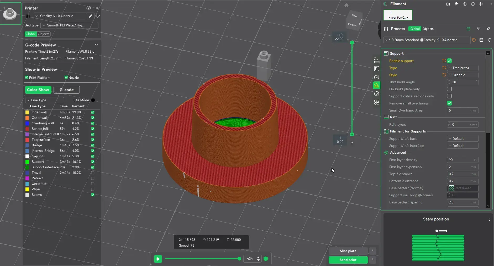 3D Printer Files | 3MF File | SPOOL HOLDER DAMPER FOR CREALITY K1 AND ...