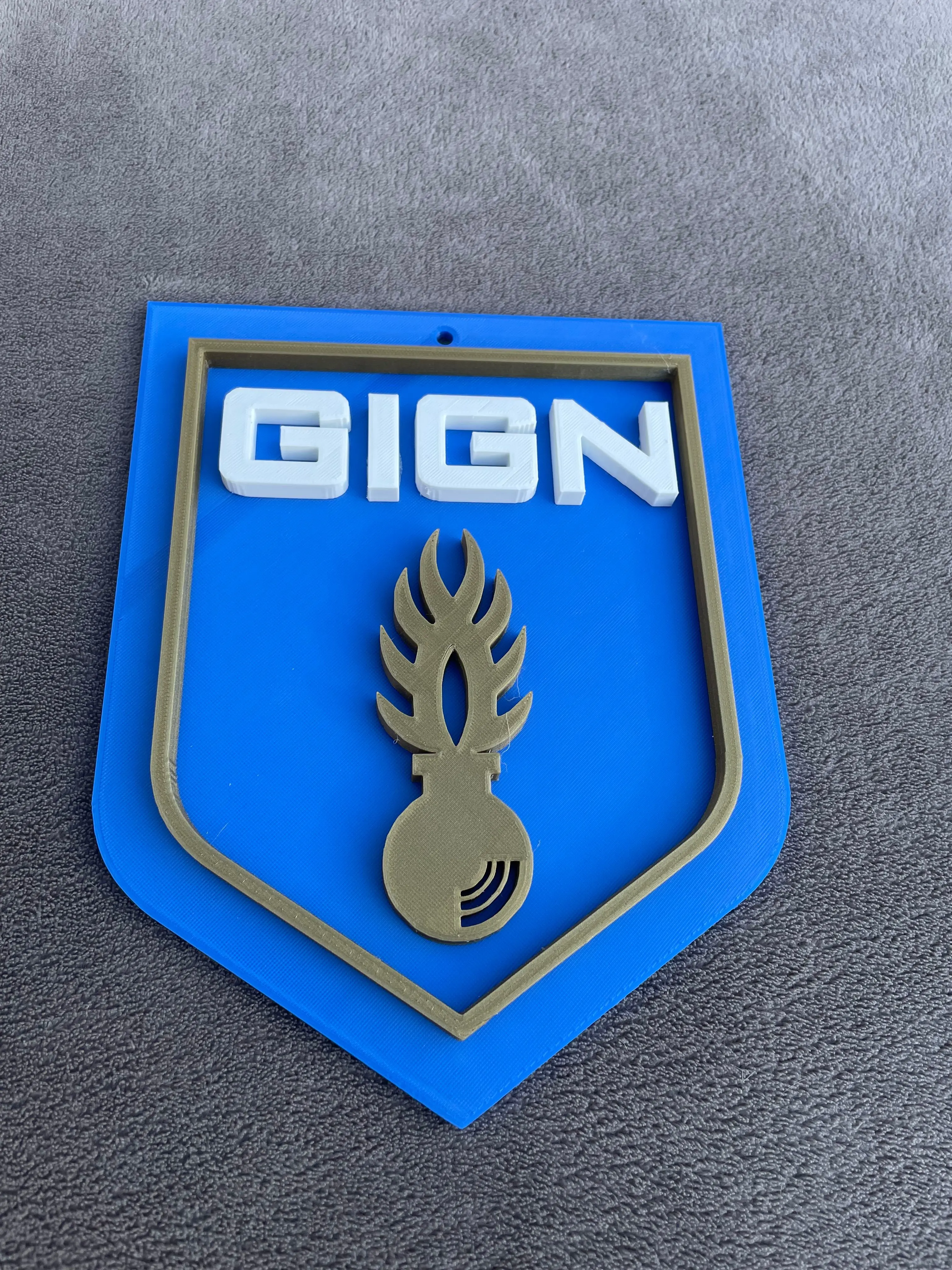 Badges & Coins STL Download - GIGN emblemby MBI3D