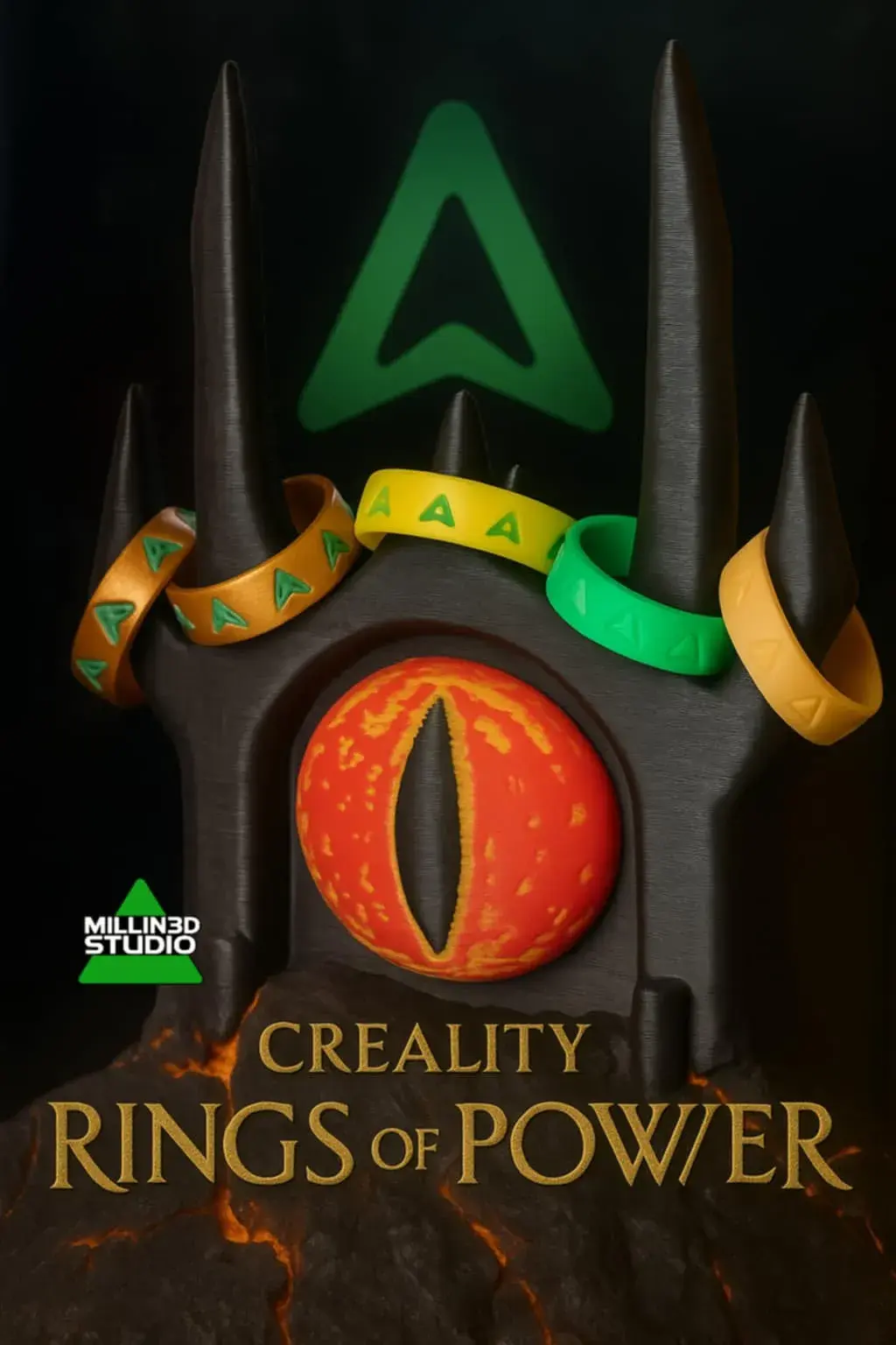 3D Printer Files | 3MF File | Creality Ring of Power Lord of Rings Lotr ...