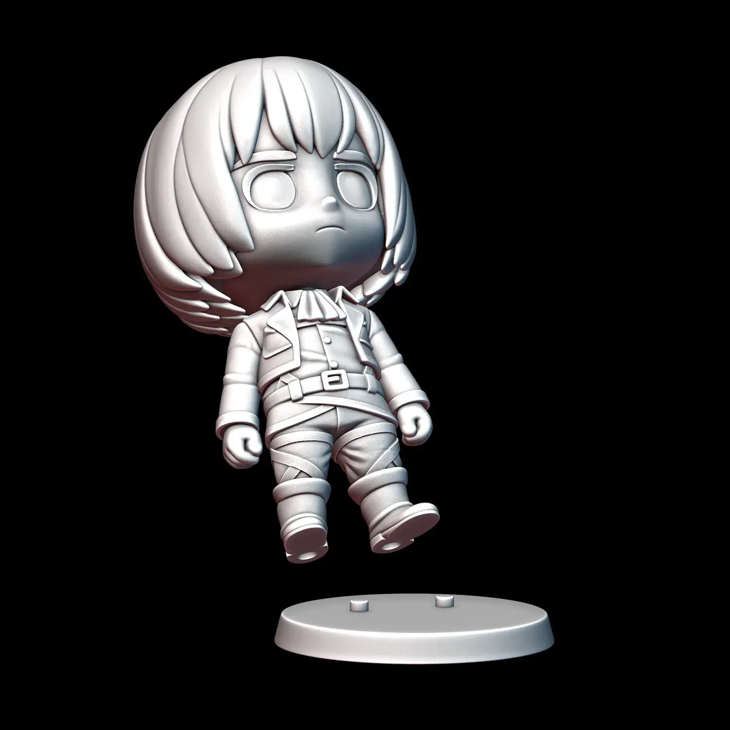 Characters & Creatures STL Download - Chibi Armin 3D print modelby Cute ...