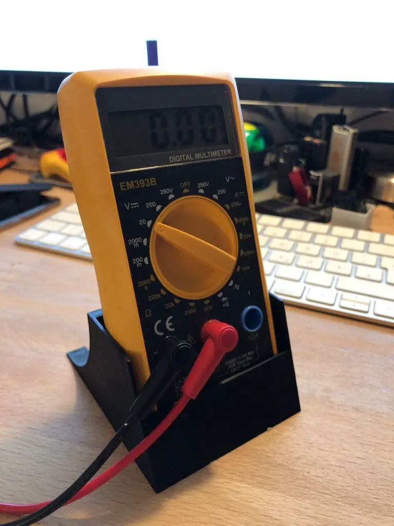 Free Other STL Download - Hama Multimeter Stand / Holderby SMT_M 🦊