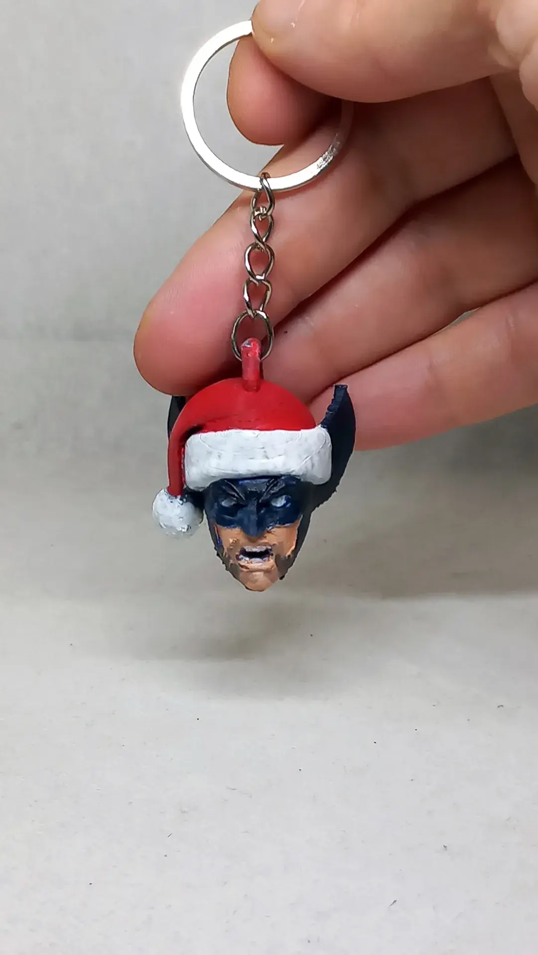 Other STL Download - santa wolverine keychainby Adel85
