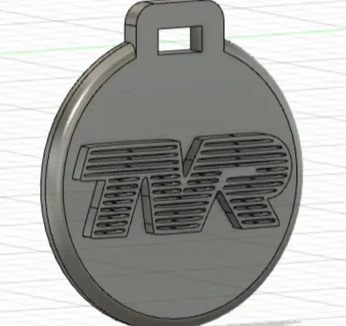 gratuita Badges & Coins STL Descarga - Pendentif porte clé TVR / TVR ...