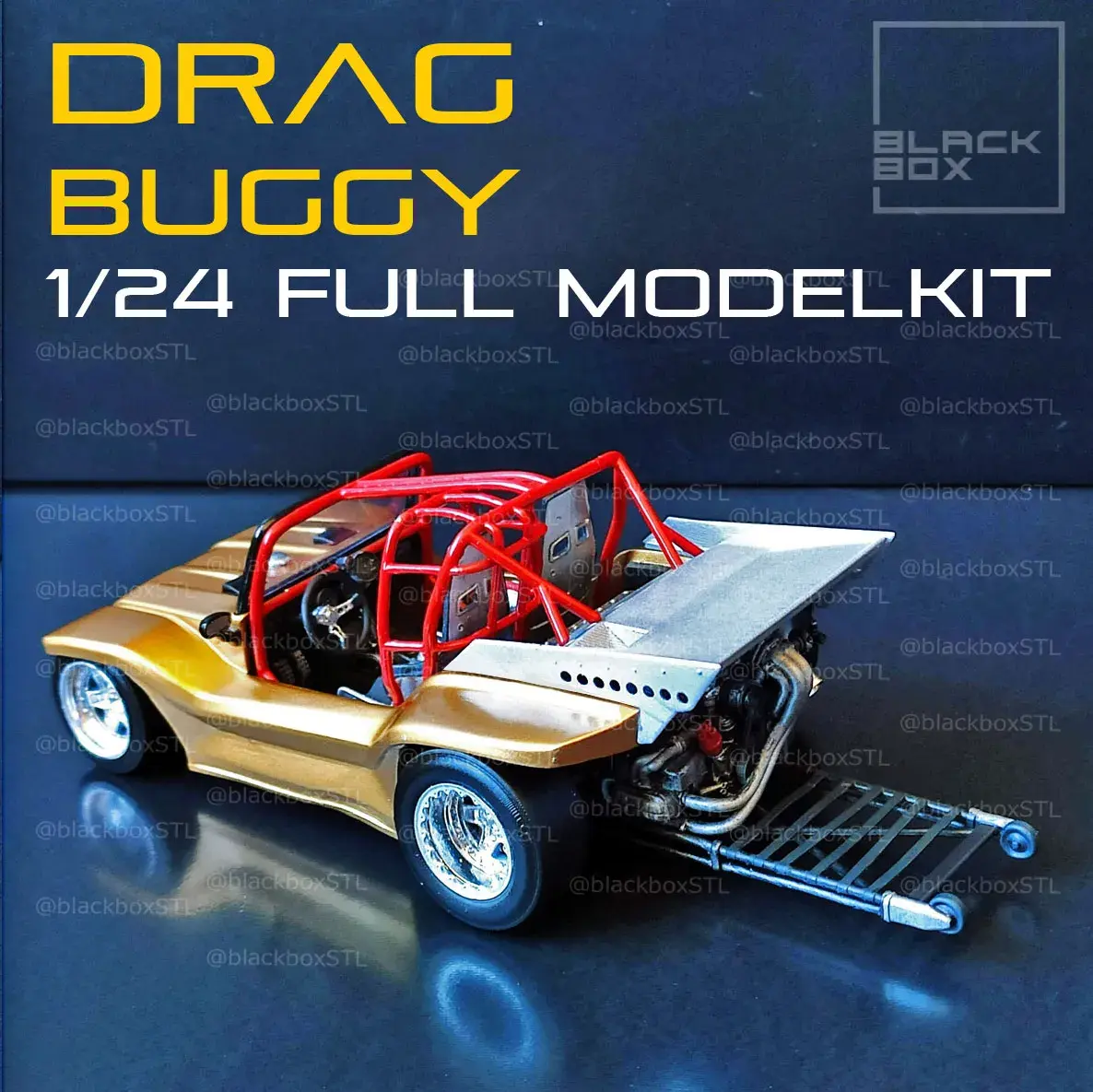 Props & Terrain STL Download - DRAG BUGGY FULL MODELKIT 1-24THby ...