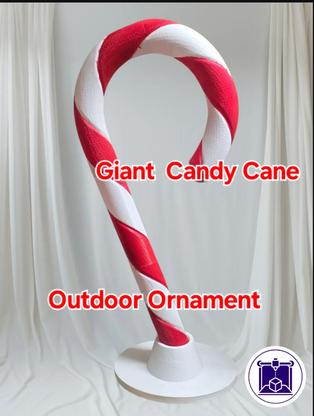 3D Printer Files | 3MF File | giant candy cane | Creality Cloud