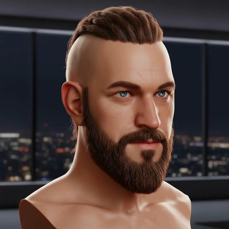 3D Printer Files | 3MF File | Bust Ragnar Viking Serie | Creality Cloud
