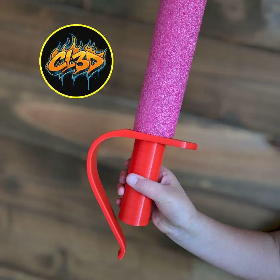 Other STL Download - French Guard Pool Noodle Sword-CL3D_Printing