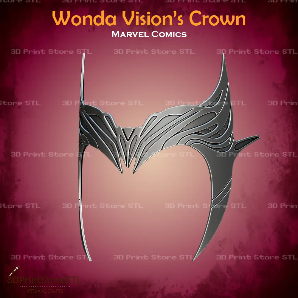 Kostenloser Cosplay STL Download - Wonda Vision Crown Cosplay Marvel ...