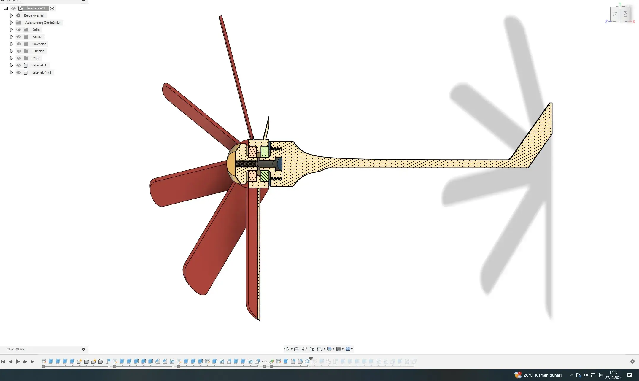 Drones & Aircraft STL Download - Wind Propeller v2 / Rüzgar Gülüby ...