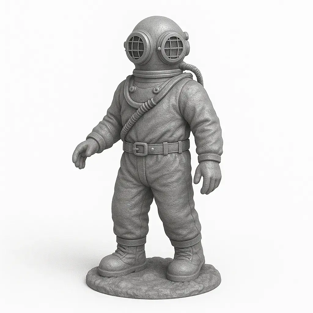 3D Printer Files | 3MF File | AQUARIUM - Diver | Creality Cloud