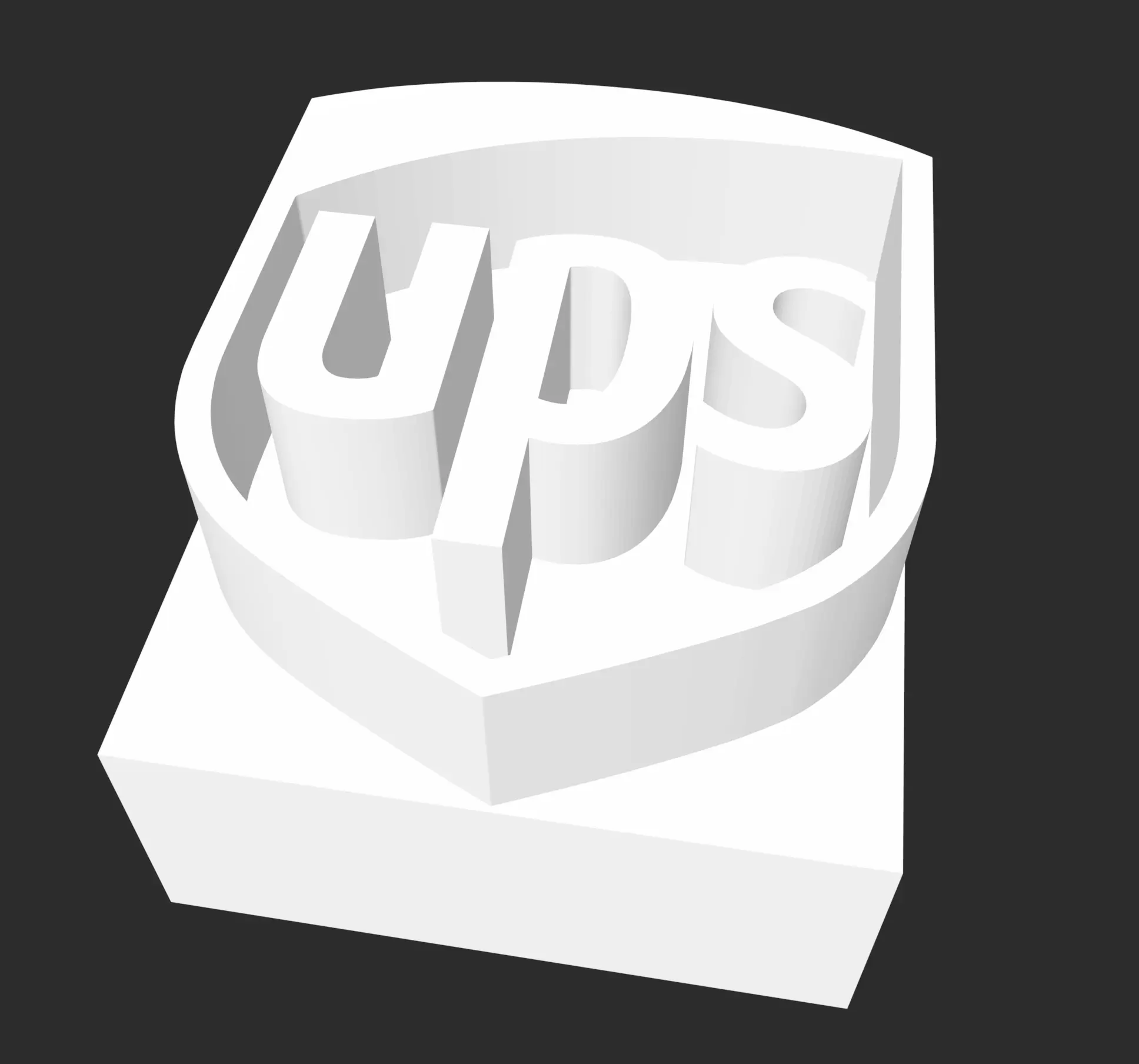 UPS Logo | 3D models download | Creality Cloud