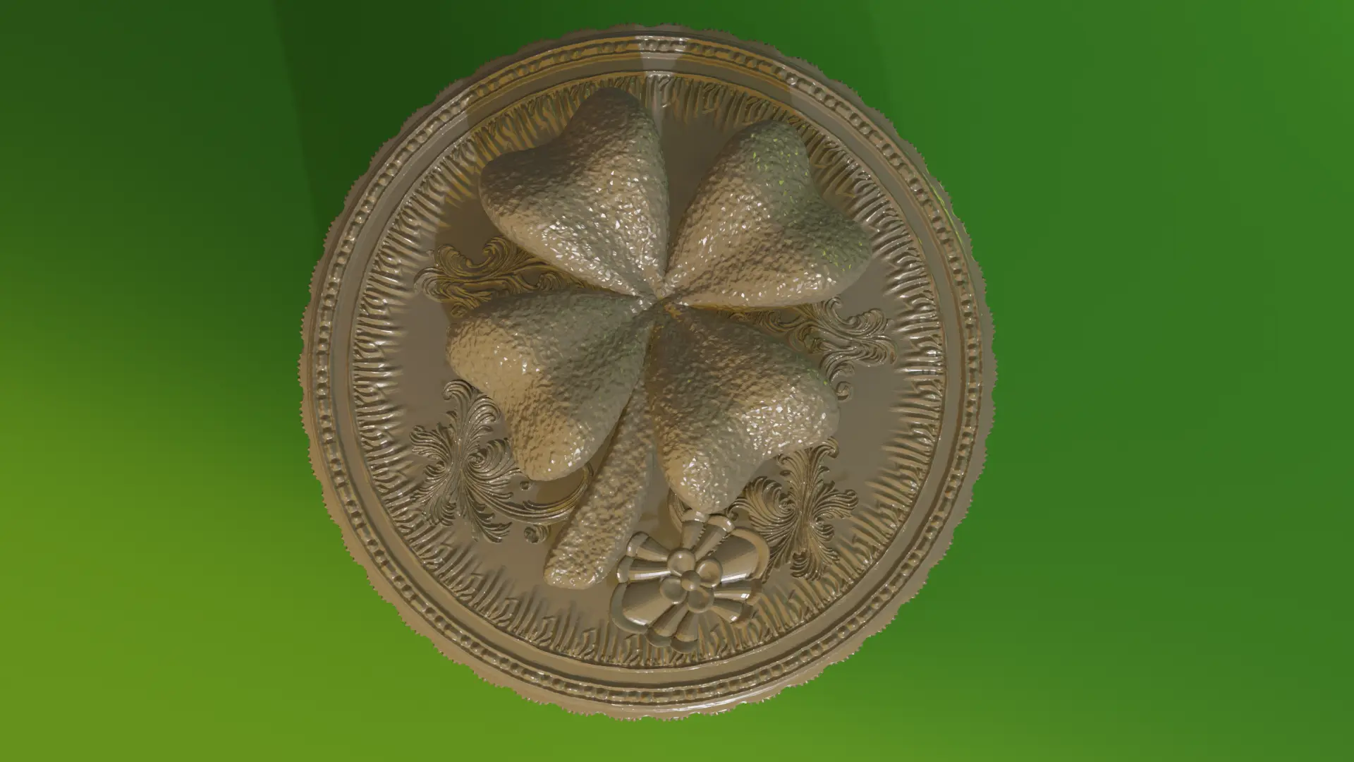 Home Decorations & Ornaments STL Download - ST. PATRICK'S DAY CLOVER ...