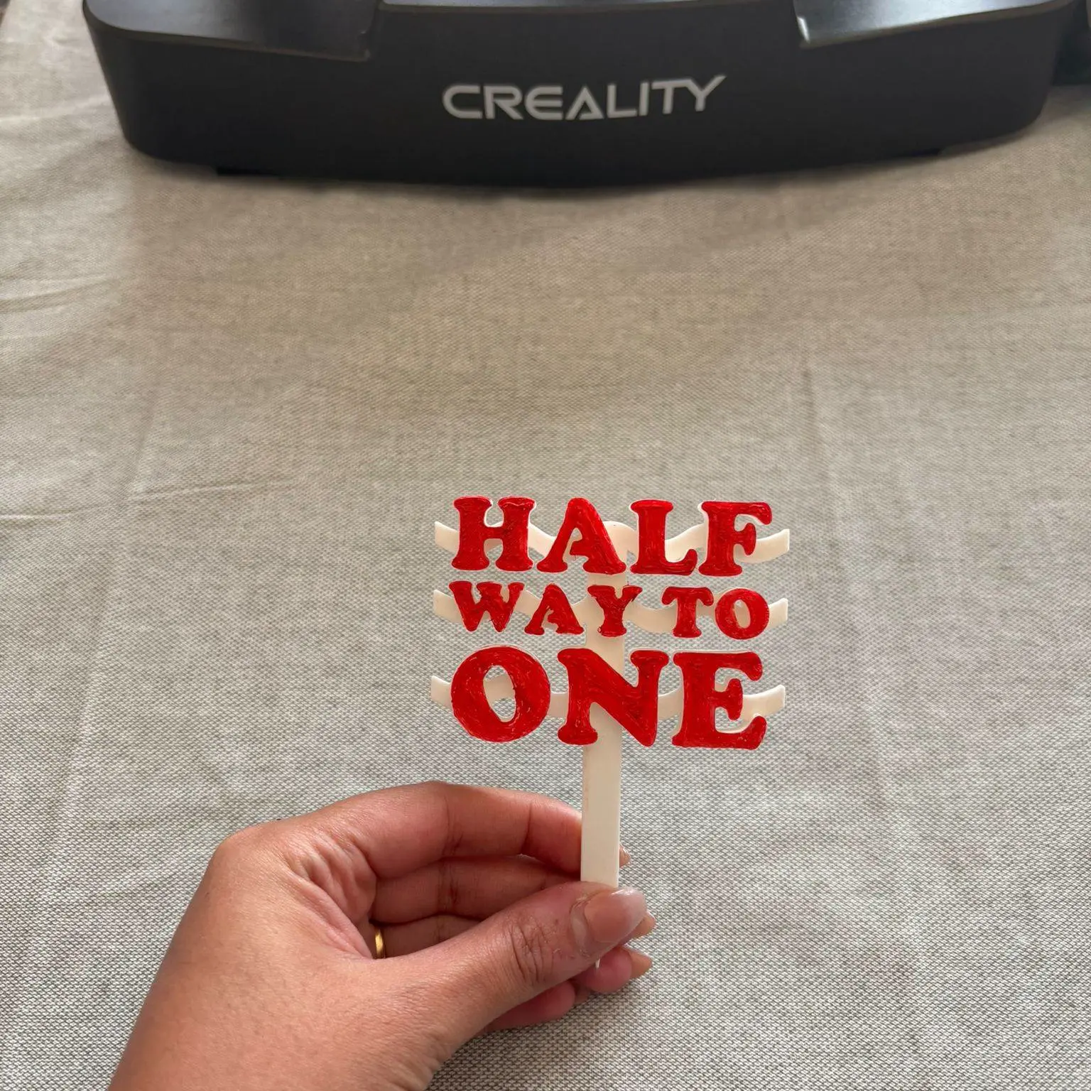 3D Printer Files | 3MF File | baby's 6 months birthday sign | Creality ...