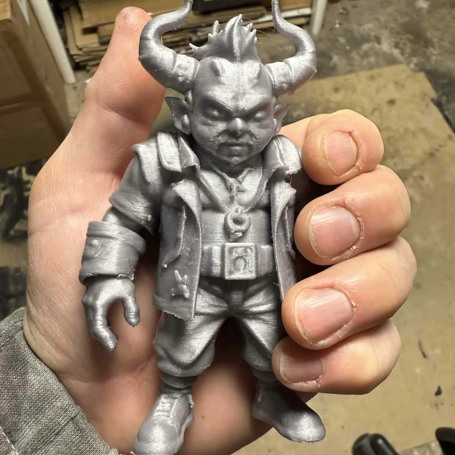 3D Printer Files | 3MF File | Character Hellboy, devil, Satan ...