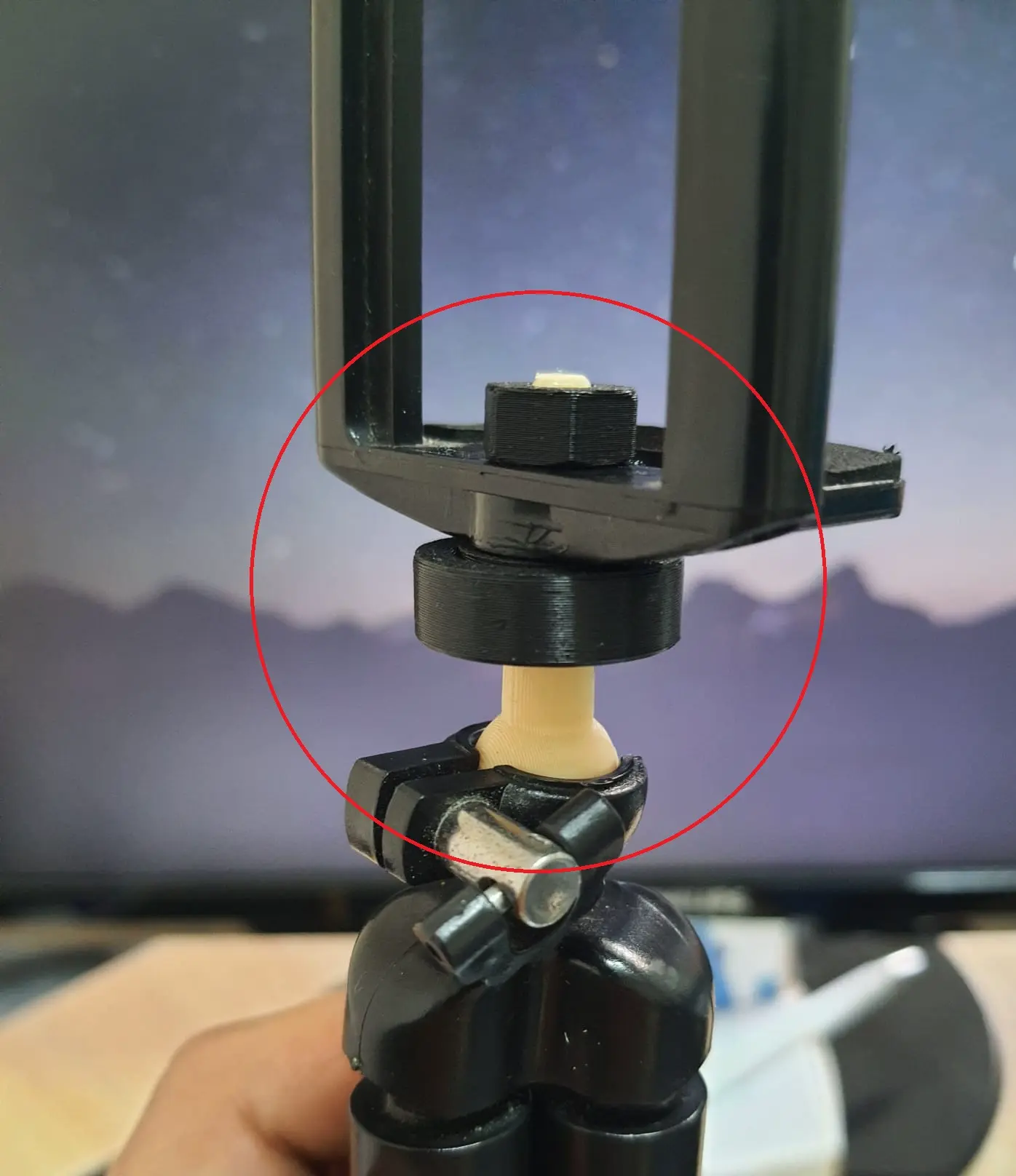 3D Printer Files | 3MF File | Tripod Ball Head Neck 3/4 | Creality Cloud