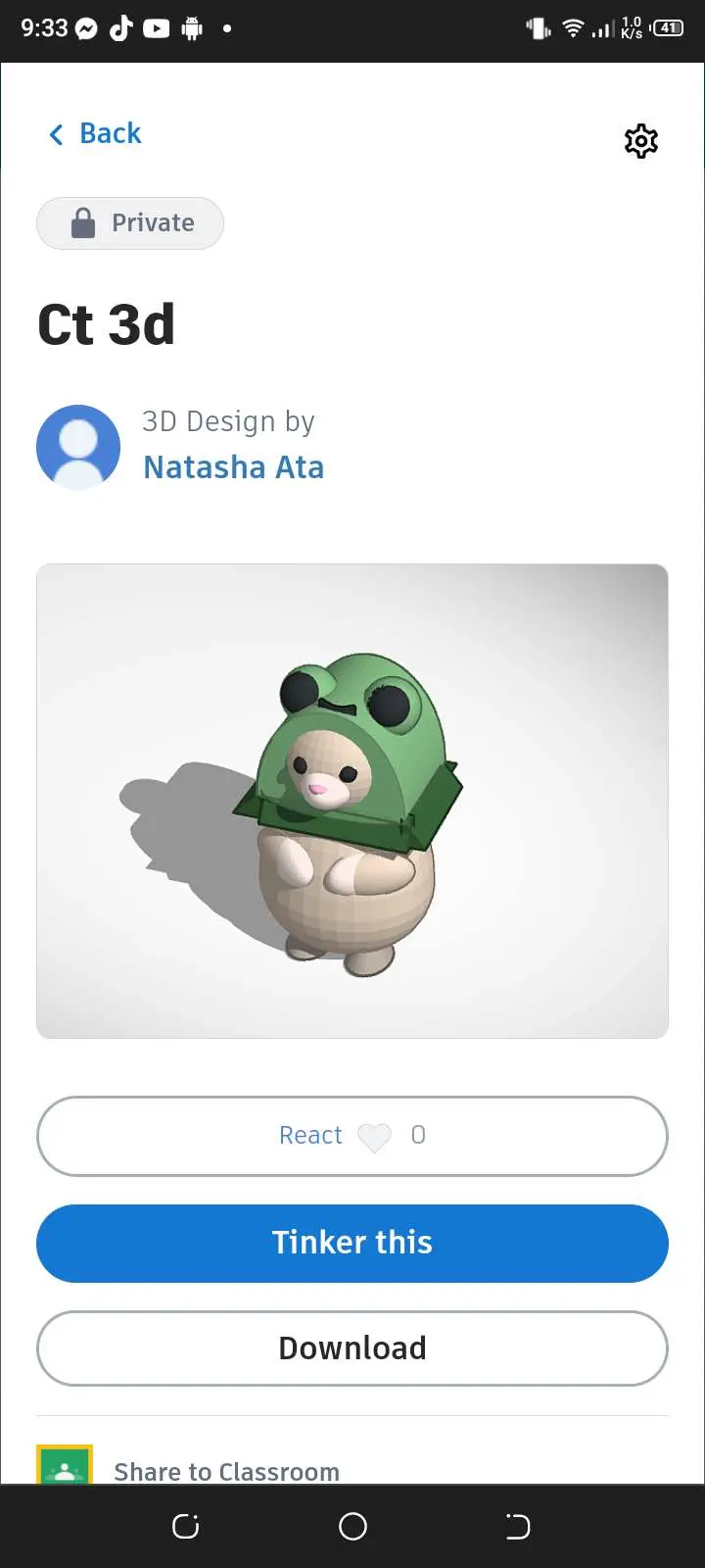 Free Characters & Creatures STL Download - Creative Tech - Ataby Natasha Andrea Ata