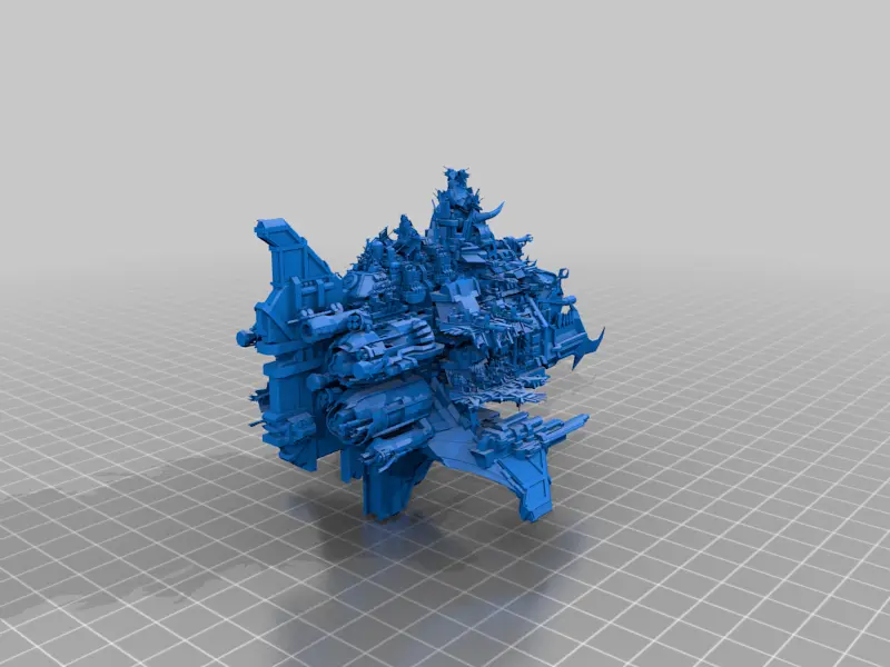 complete ork fleet - bfg - 40k | 3D models download | Creality Cloud