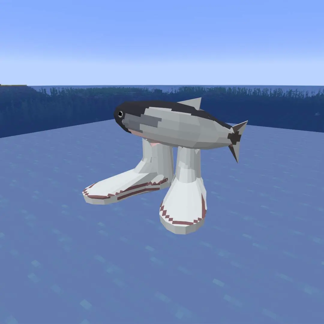 3D Printer Files | 3MF File | Low Poly Fih (fish with converse meme ...