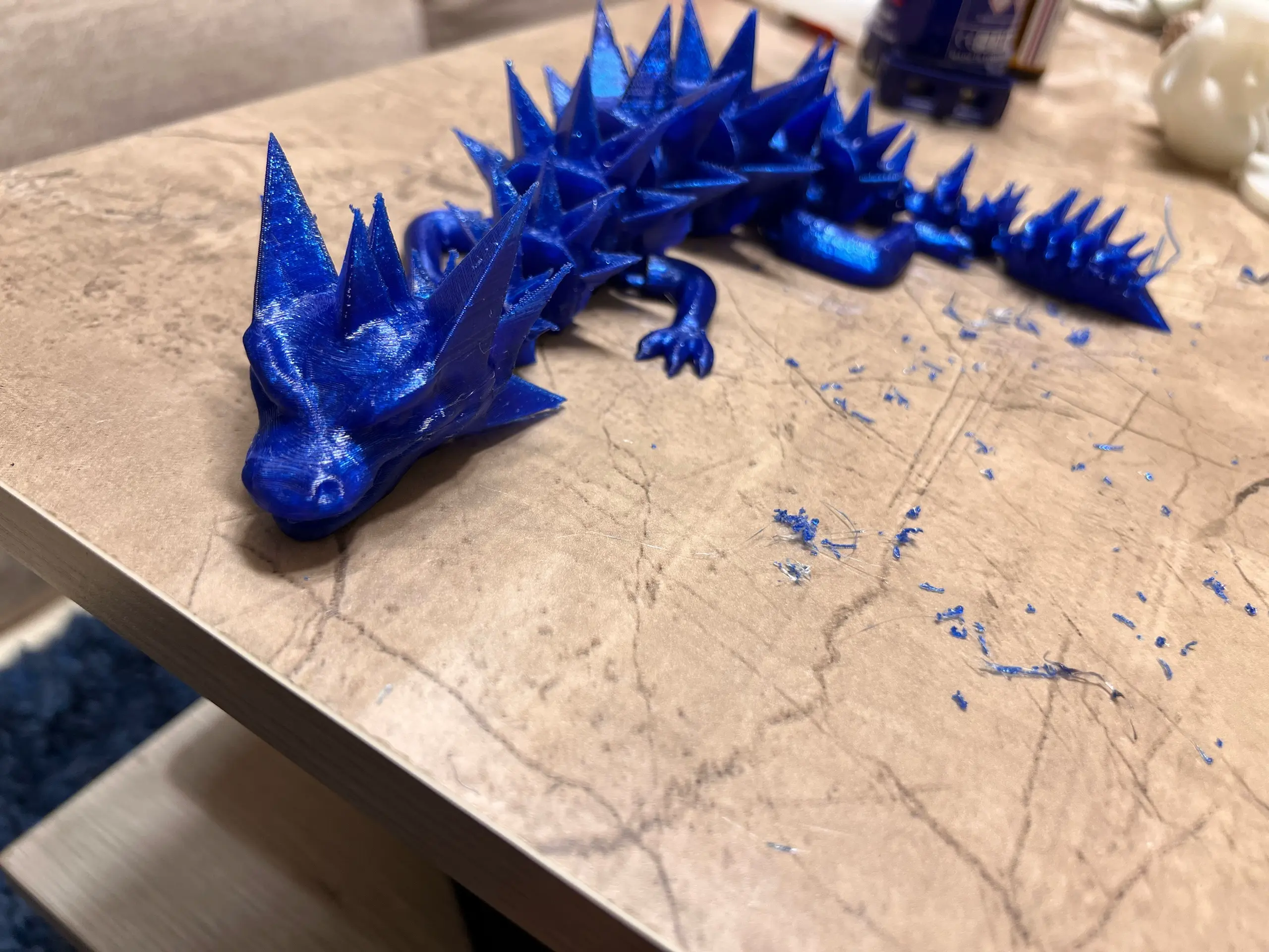 Characters & Creatures STL Download - Blue dragonby Creative1