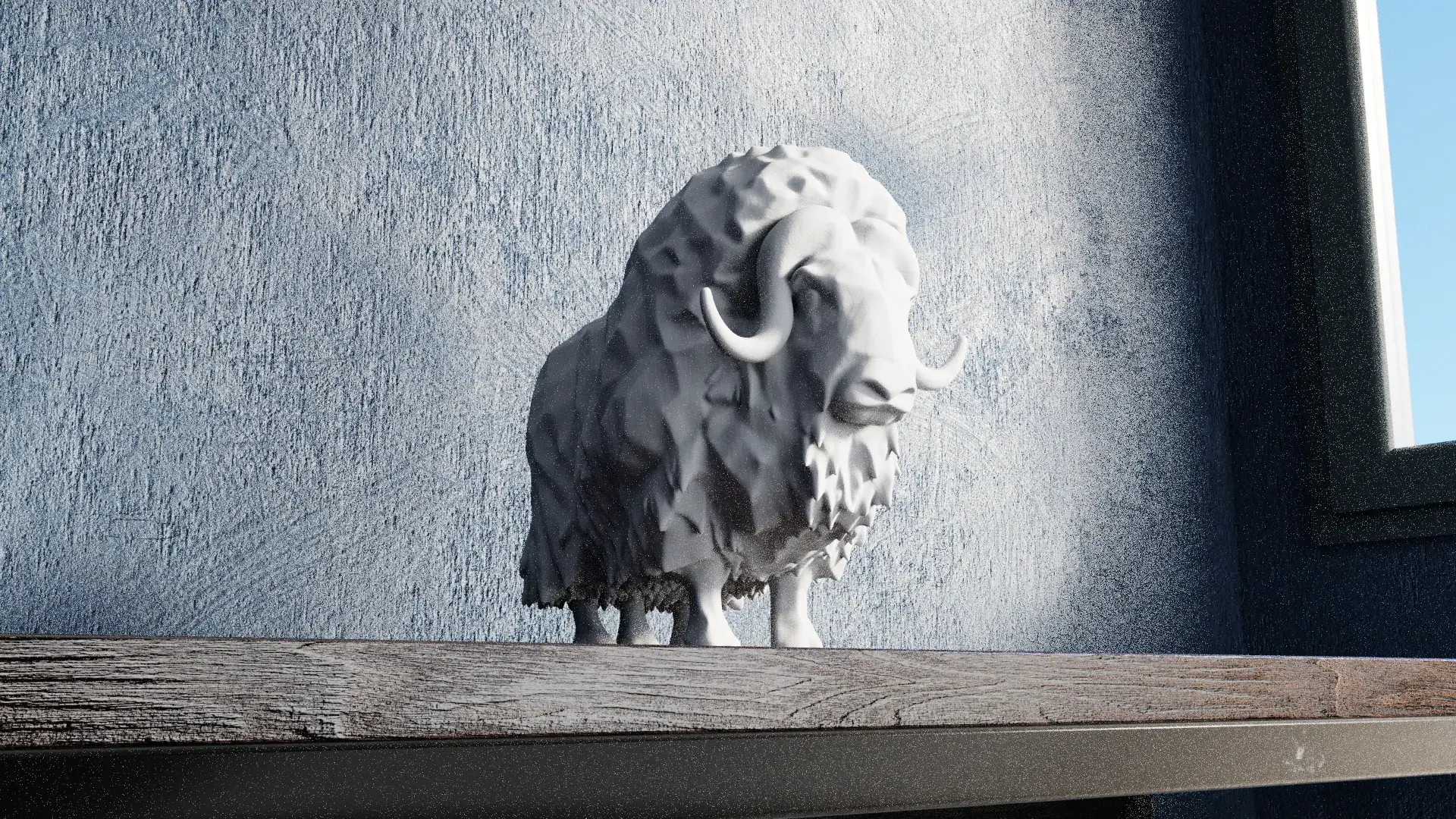3D Printer Files | 3MF File | Low Poly Musk Ox | Creality Cloud