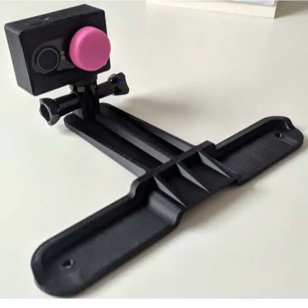 Free 3D Printer Accessories STL Download - GoPro type camera mount for ...
