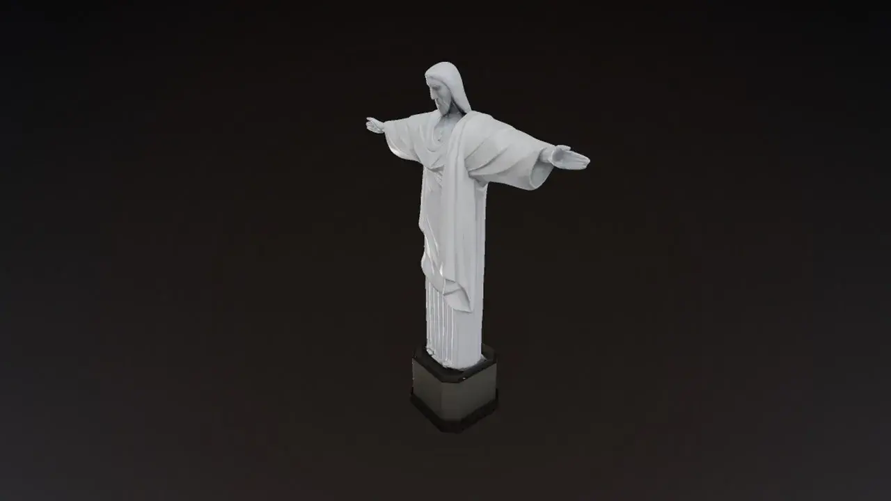 Free Sculptures & Artworks STL Download - MINIATURE STATUE OF CHRIST ...
