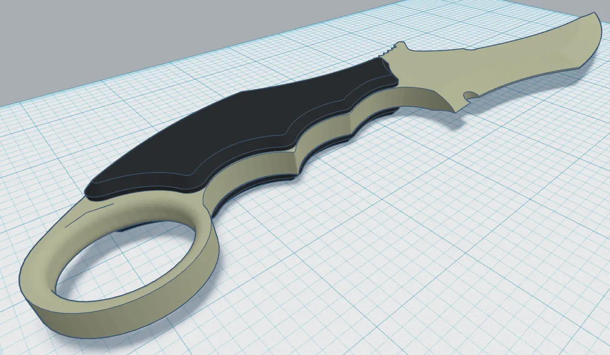 3D Printer Files | 3MF File | Karambit #15 | Creality Cloud