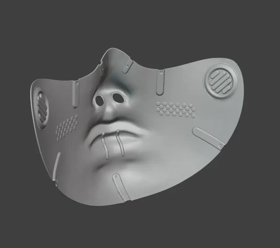 Cosplay STL Download - Cyborg Experiment Maskby Perihelion Prints
