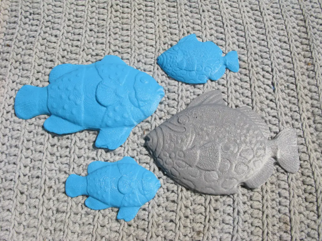 Free Digital Art STL Download - Two Fish Plaques by SMT_M 🦊