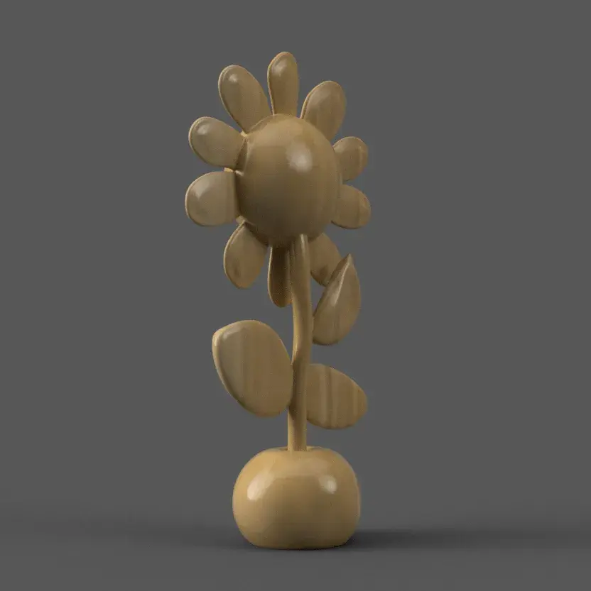 Other STL Download - Cute Smiling Flower 3D STL – Fun Decoration Giftby ...