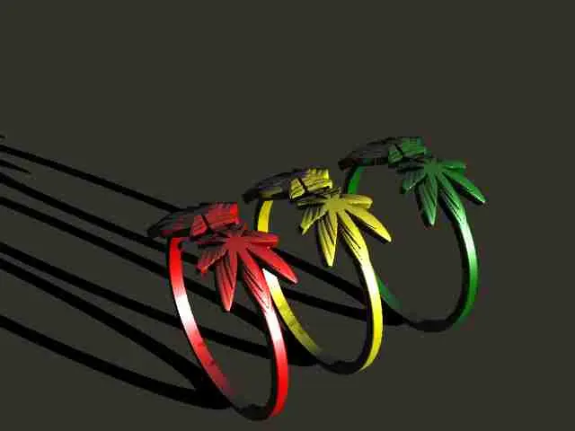 Jewelry & Accessories STL Download - A cannabis themed jewelry ring.by ...