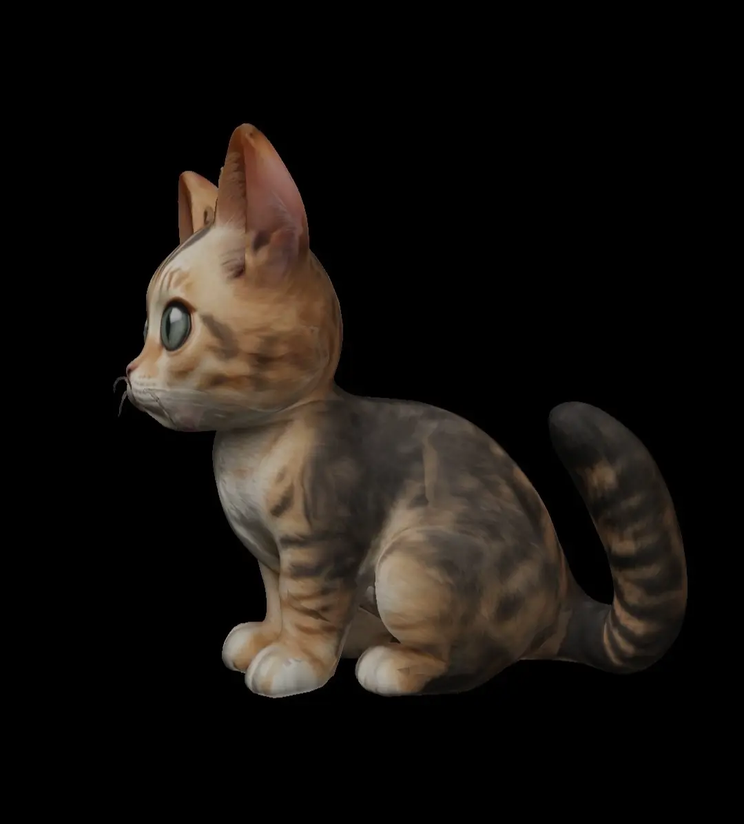 Characters & Creatures STL Download - Cute catby Makecoeur