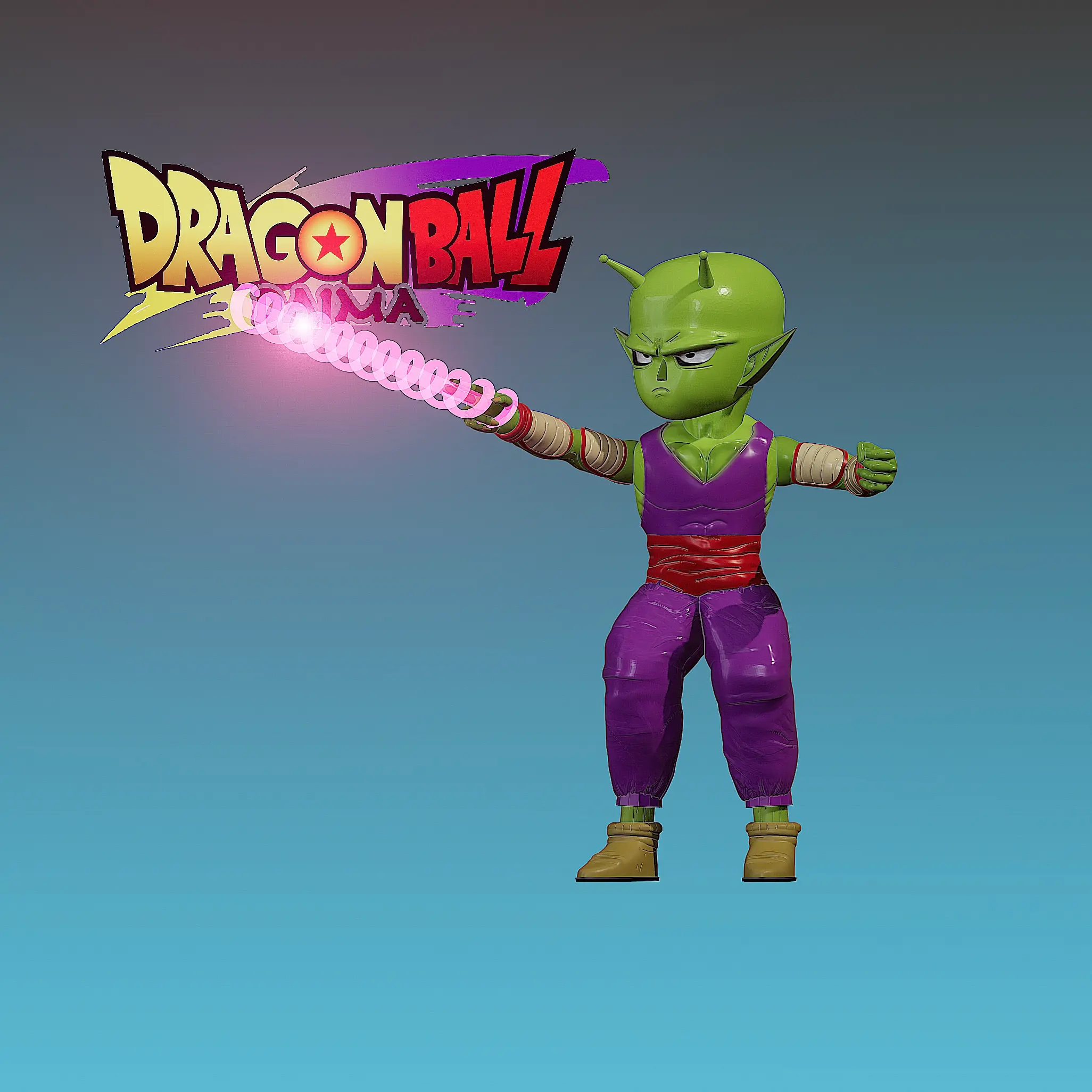 Characters & Creatures STL Download - PICCOLO Jr - Dragon Ball Daimaby ...