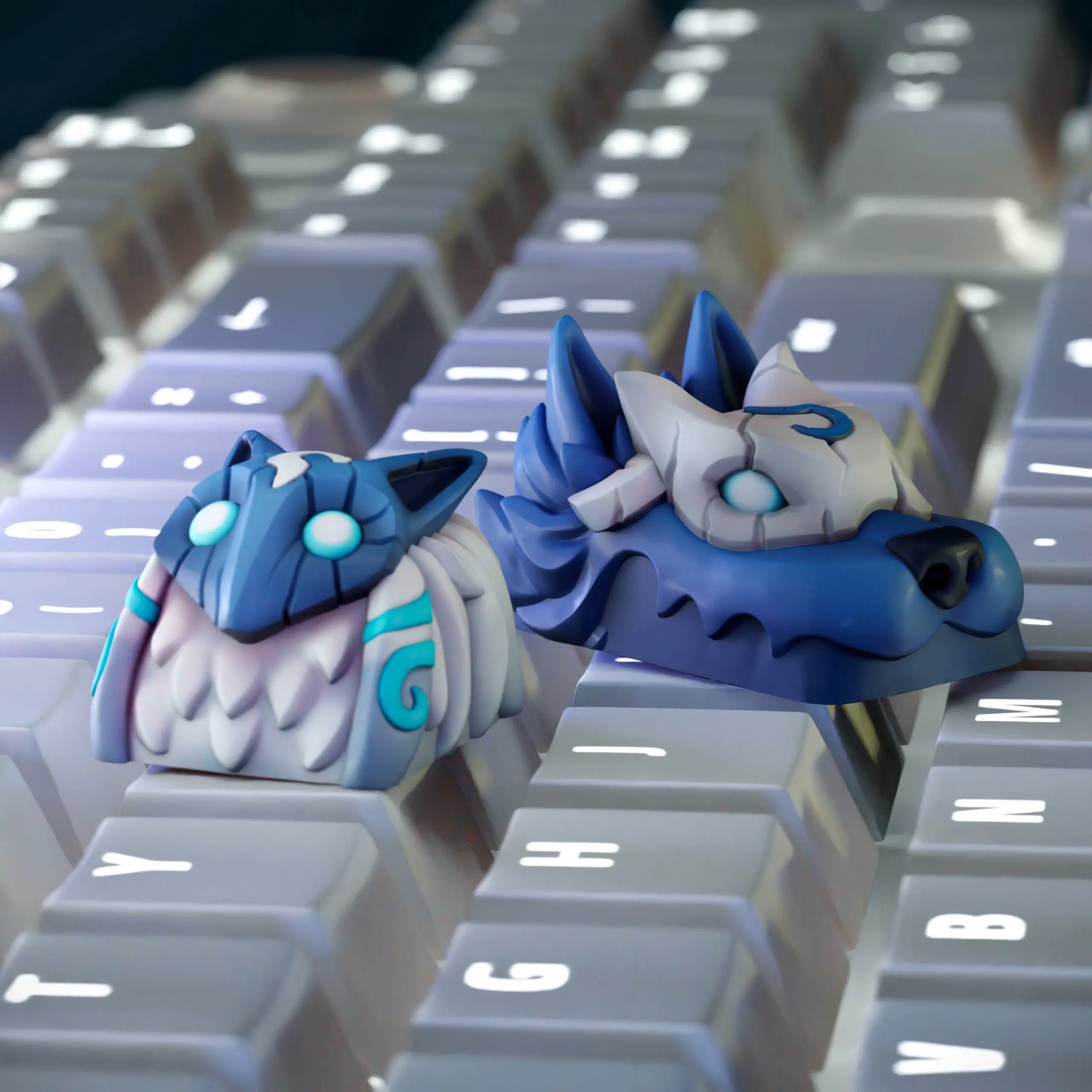 Miniature Games & Accessories STL Download - Kindred and wolf keycap ...