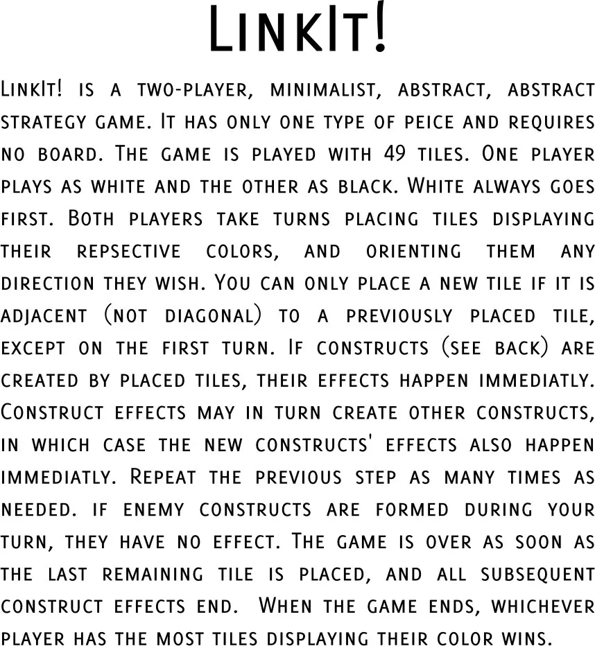Free Board Games & Card Games STL Download - LinkIt! Abstract Hyper ...