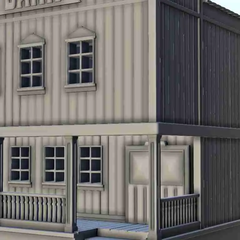 Miniatures STL Download - Wild West bank 39 - western old ACW USA US ...