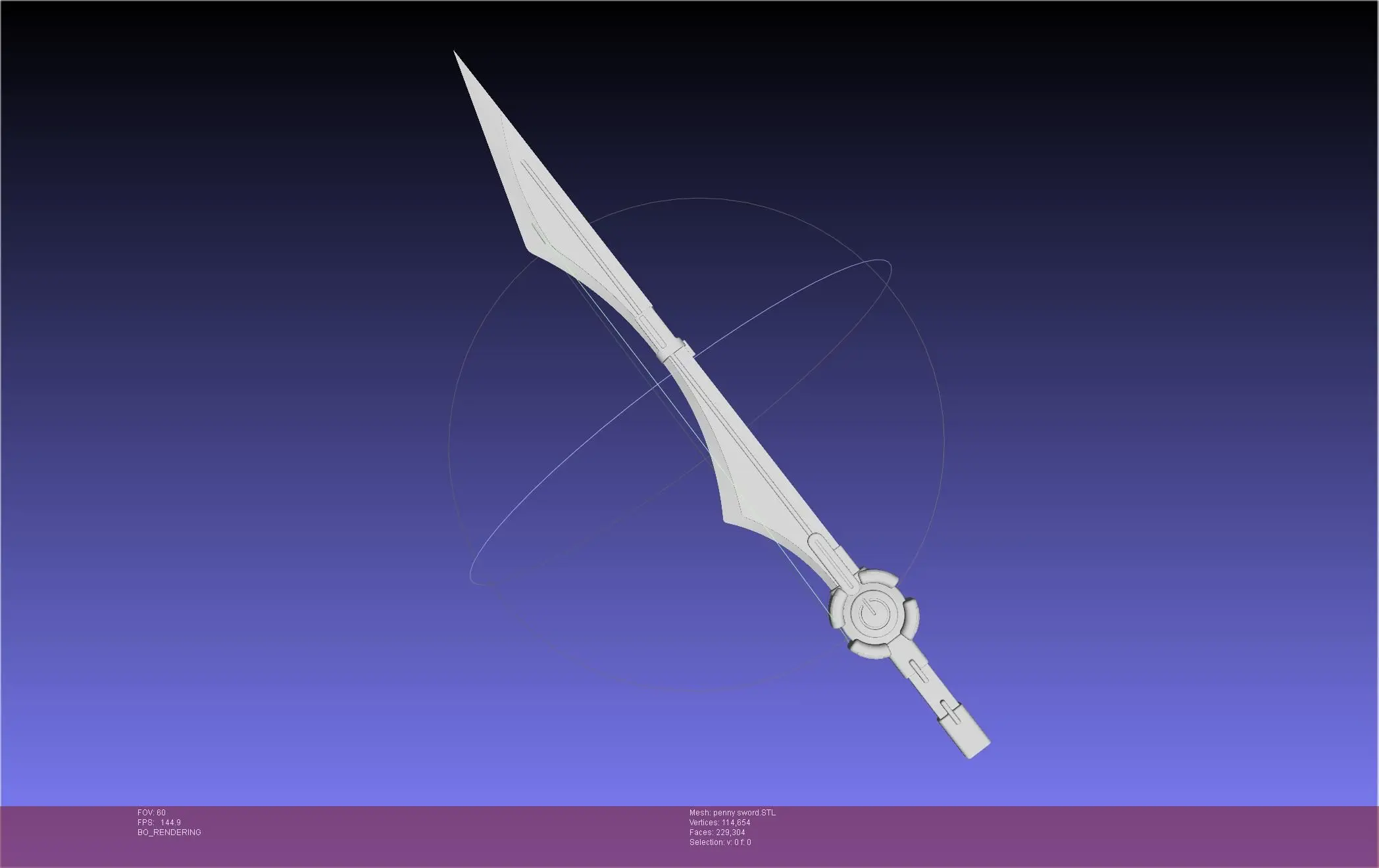 Cosplay STL Download - RWBY Penny Floating Array Sword Printable ...
